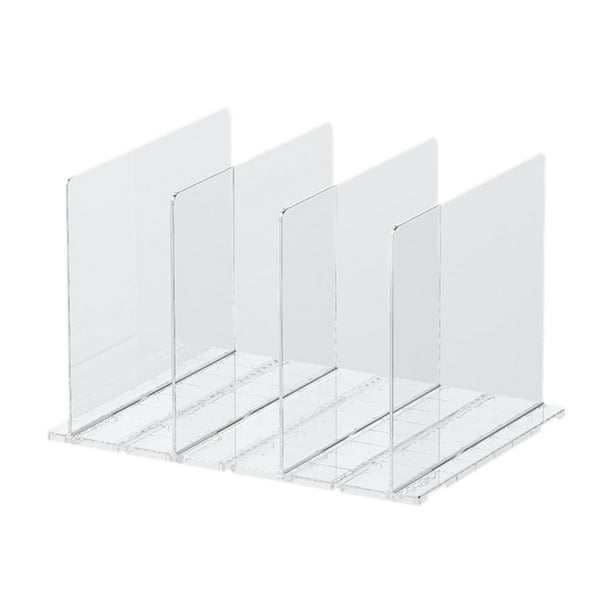 simhoa Acrylic Shelf Dividers Portable Adjustable Sturdy Multipurpose ...