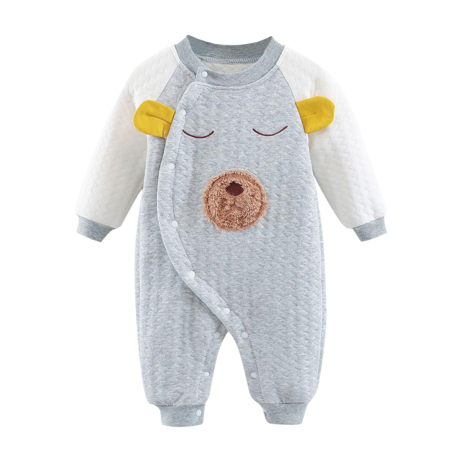 Click here for Tranfacy Newborn Long Sleeve Bodysuit winter Warm... prices