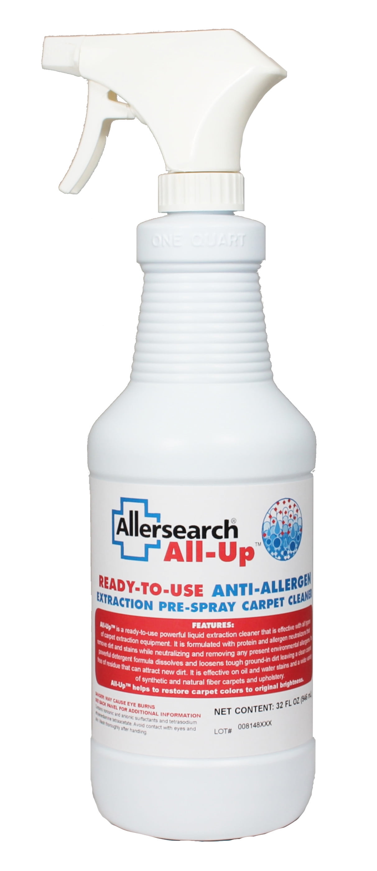 Allersearch All-Up Anti-Allergen Carpet Pre-Spray 32 Oz - Ready to Use ...