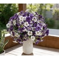 Euaioeiu Artificial Petunia Flowers Outdoor Waterproof Fade Resistant ...