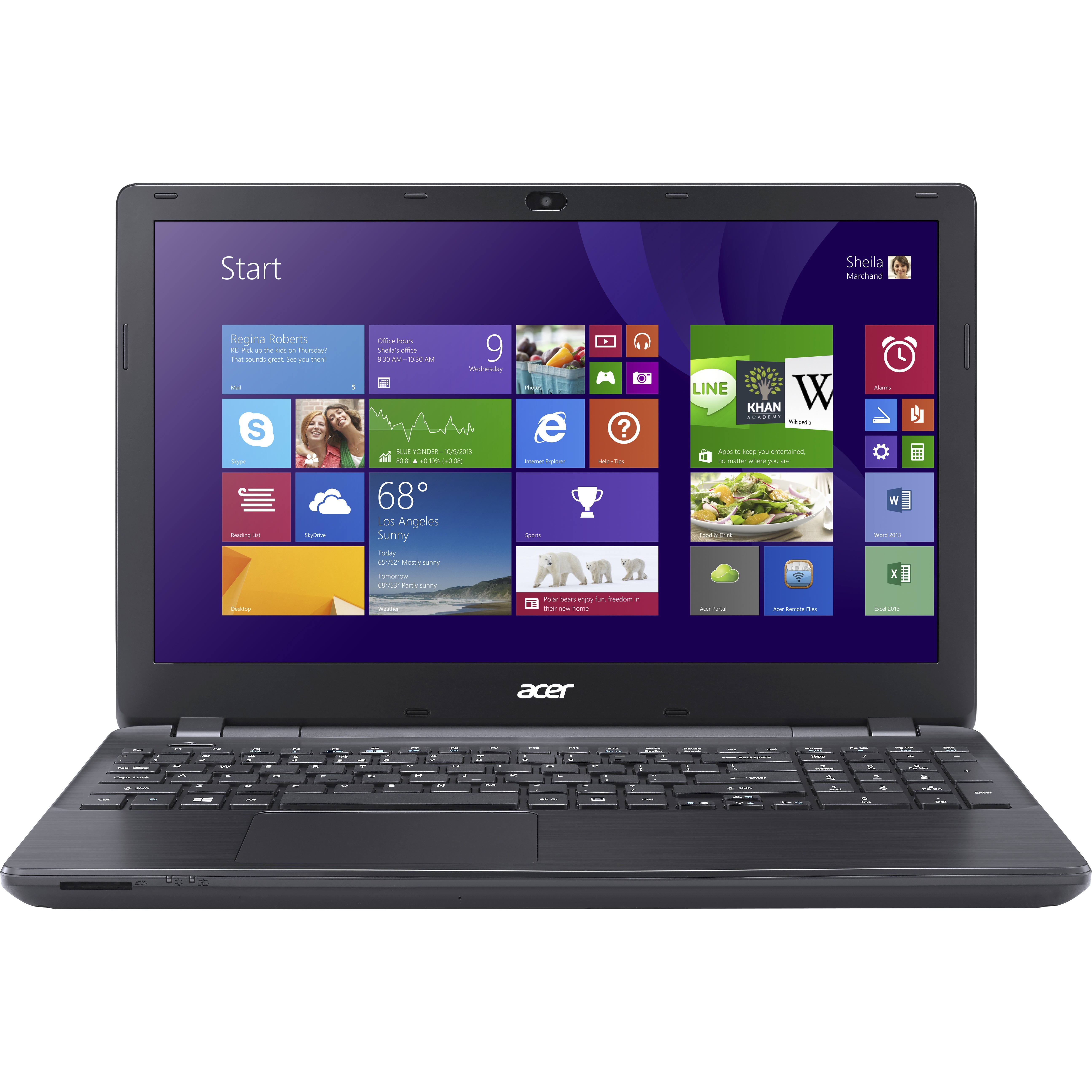 Acer Aspire 15.6" Touchscreen Laptop, Intel Pentium 3556U, 4GB RAM ...