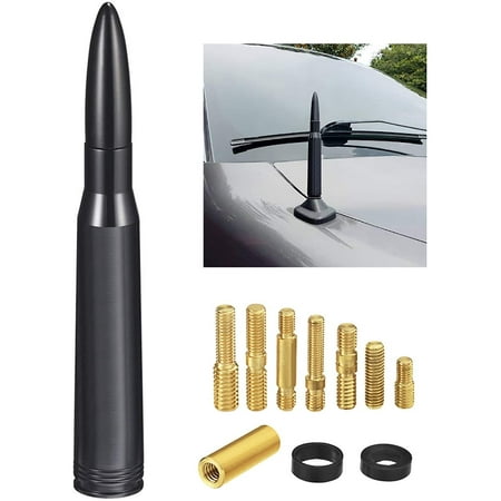 Bingfu Vehicle Stubby Antenna Mast Bullet Style Car Truck Antenna ...