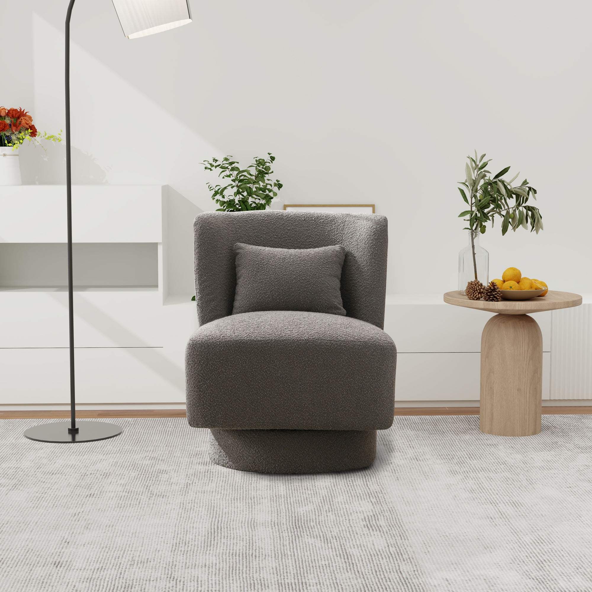 360 Degree Swivel Accent Chair, Swivel Accent Chair with Cushion and ...