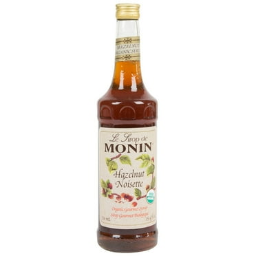 Monin Hazelnut Syrup, 750 ml Glass Bottle for Cocktails, Lemonades ...
