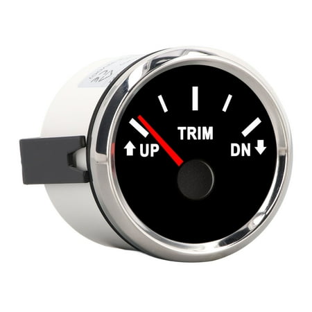 Trim Gauge, 52mm Marine Trim Gauge 9-32V DC 0-190ohm Signal IP67 ...
