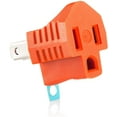 Maximm 2 Prong to 3 Prong Outlet Adapter, Grounded Converter Plug, ETL ...