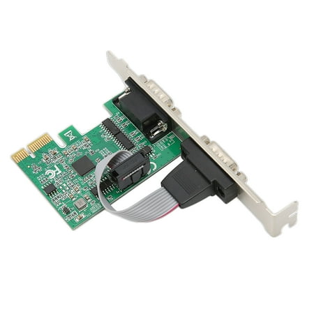 PCIE Serial Card, Remote Wake Up AX99100 Chip PCIE 2 Port Serial ...