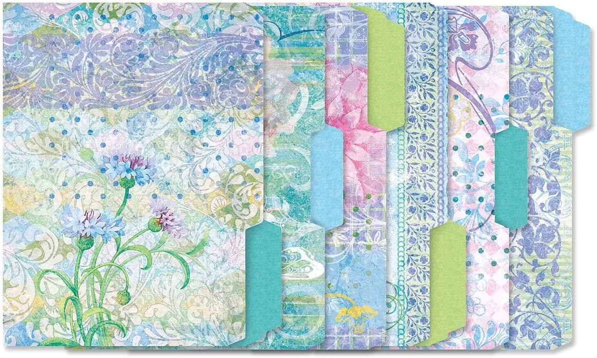 Letter Size Folders Coastal Blues File Folder Value Pack - 24 ...