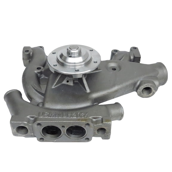 New Heavy Duty Water Pump With Back Plate Fits Mercedes Om366 91-93 ...