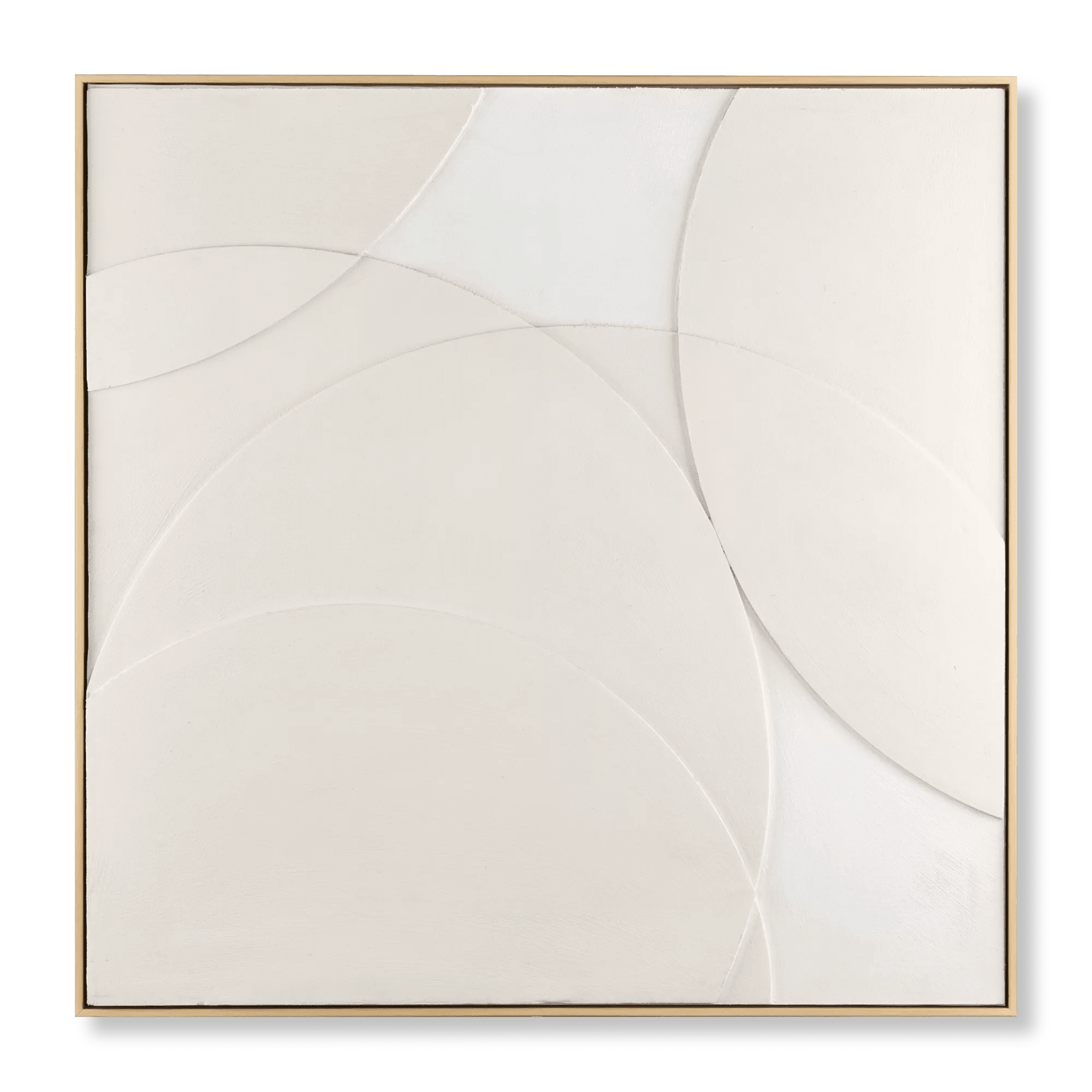 Click here for Bouclair White Abstract Tone-On-Tone Circles Frame... prices