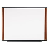 3M Dry Erase Board, 96 in x 48 in, Widescreen Mahogany-Finish Frame ...