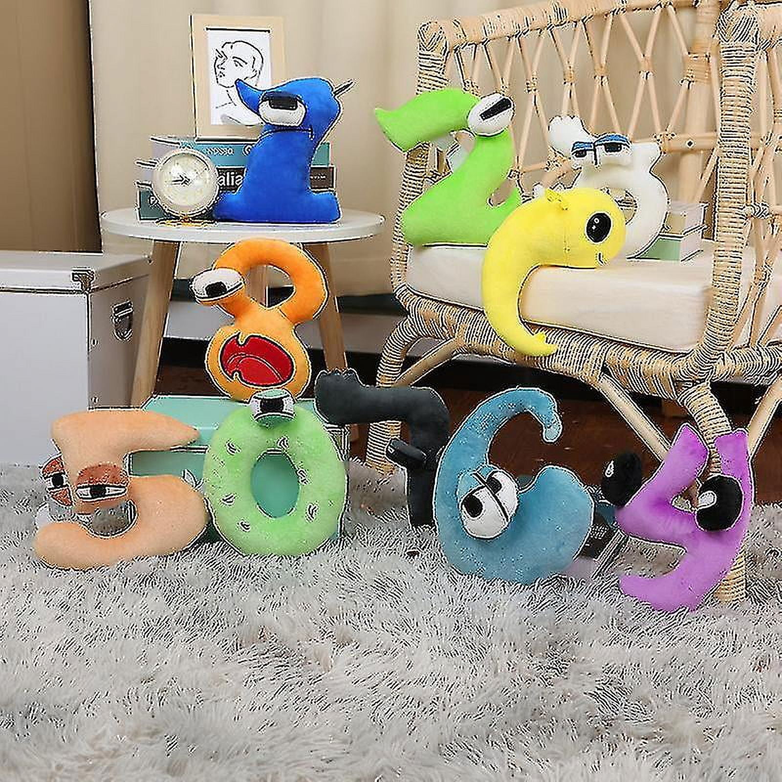 Number Lore Plush Alphabet Number Lore Plush Toy Number Animal Toys ...