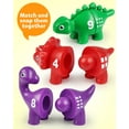 Coogam Numbers Matching Game 10PCS, 123 Counting Dinosaur Toys ...
