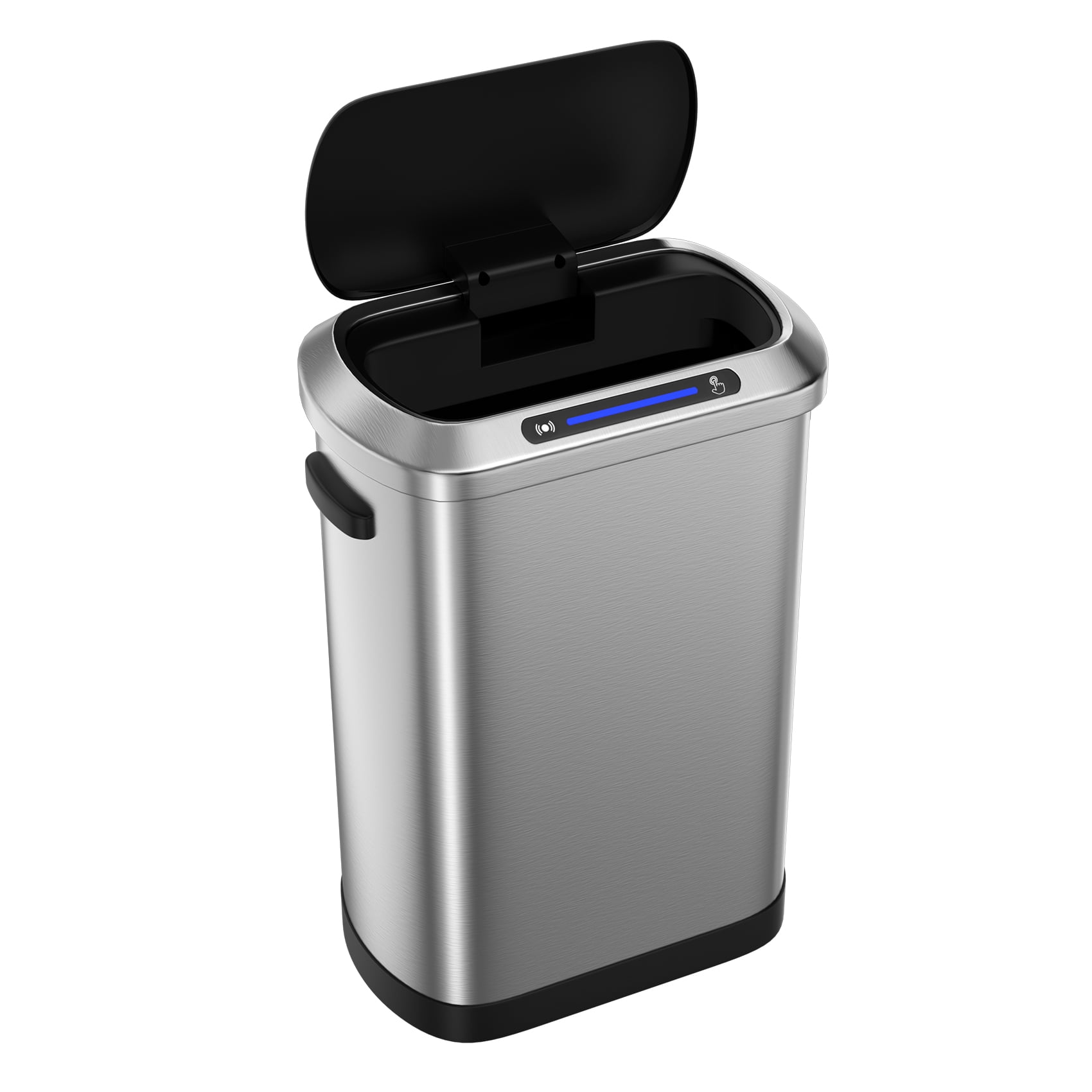 Miniyam 50L/13Gal Automatic Trash Can, Stainless Steel Fingerprint ...