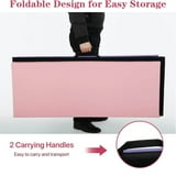 Gymnastics Mat 6x4x2 Folding Tumbling Mat 2” Thick Portable PU Leather ...