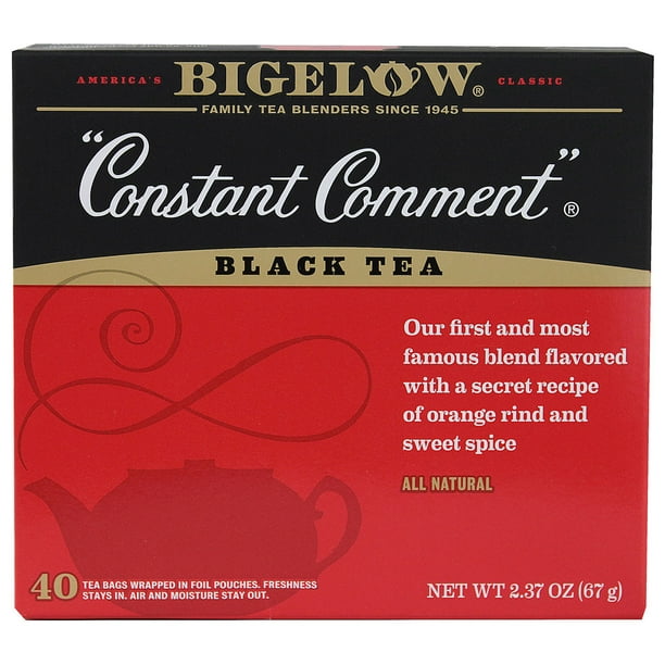 Bigelow Tea Constant Comment Black Tea -- 40 Tea Bags - Walmart.com