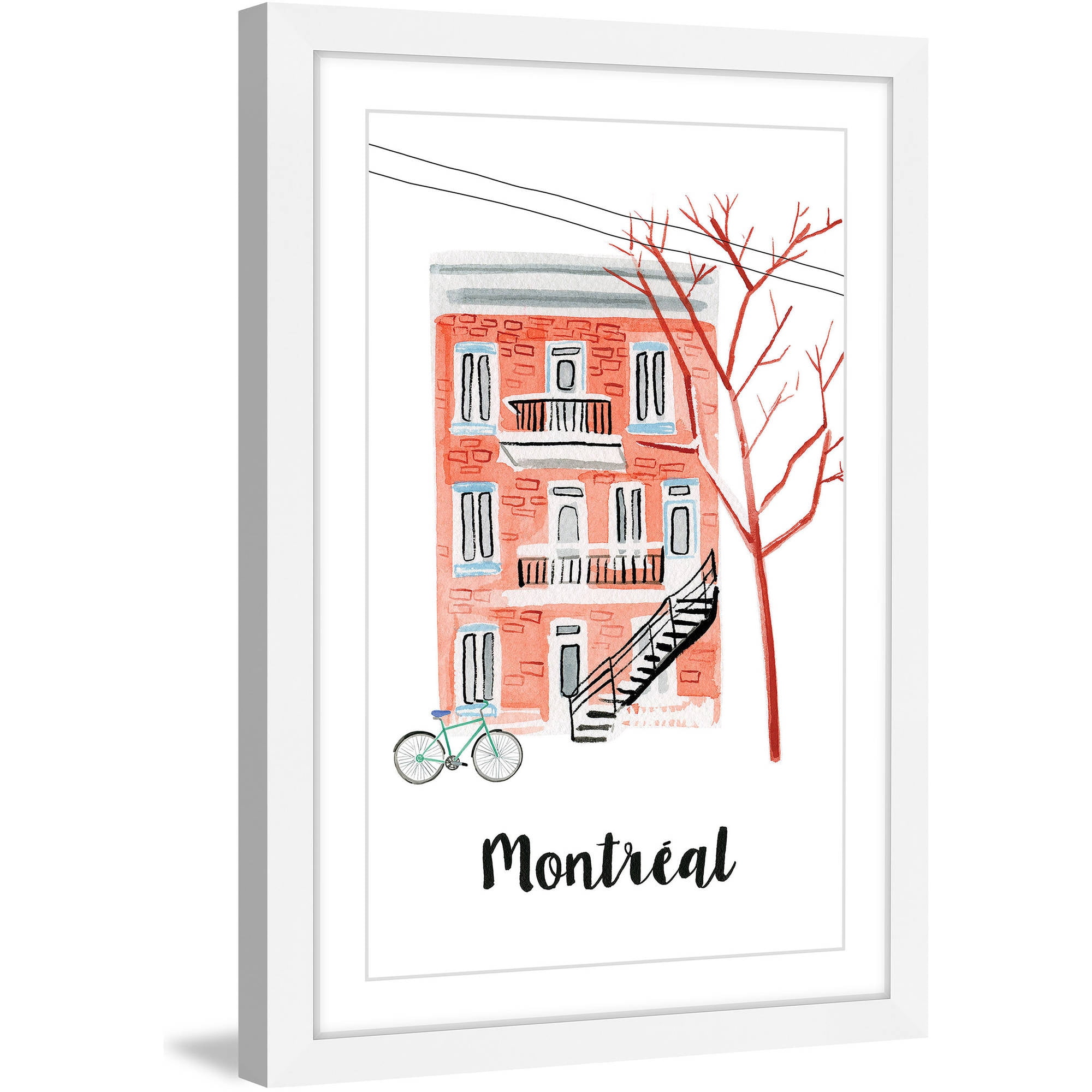 mixed media painting on odd shaped canvas Old Car In Montreal retro ...