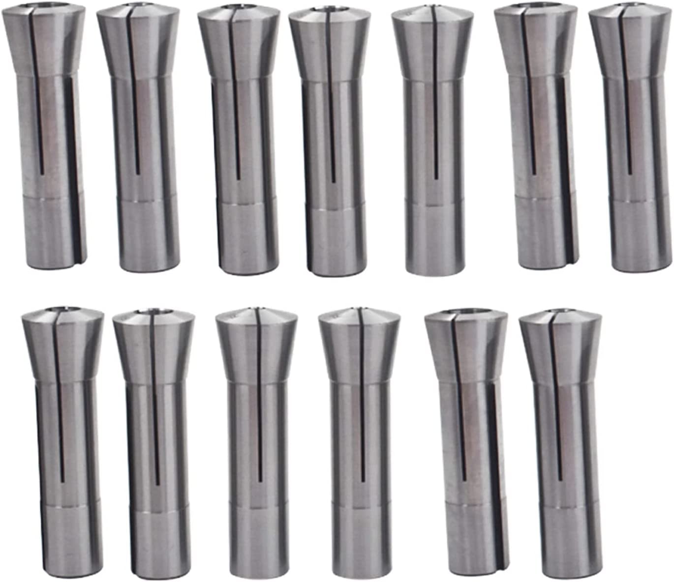 EPOTOOR R8 Collet Set 1/8-7/8 Inch Fit for Various R8 Mill Spindle ...