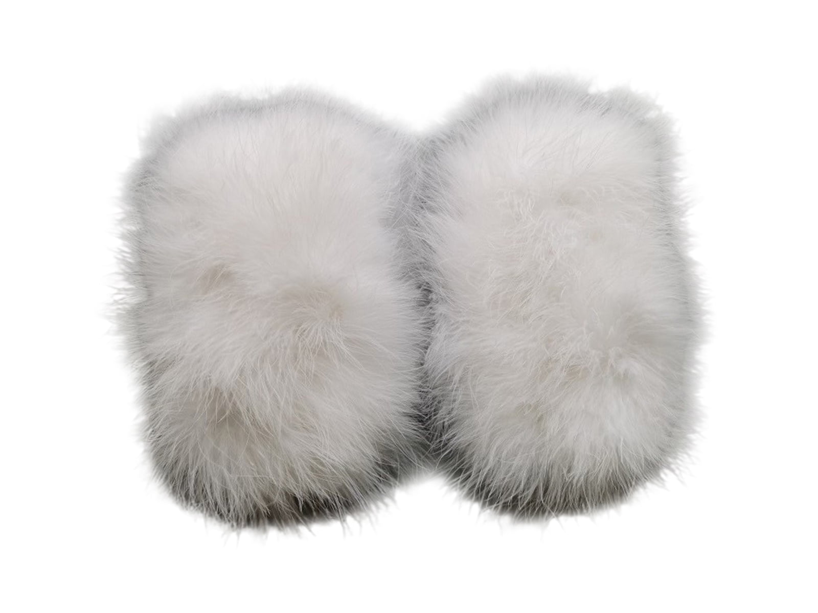 Women Fluffy Wrist Cuffs Feather Cuffs Arm Warmer Sleeve Decoration for ...