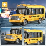 RC School Bus Toy, 1/30 Remote Control Car Vehicles, 4 Channel City ...