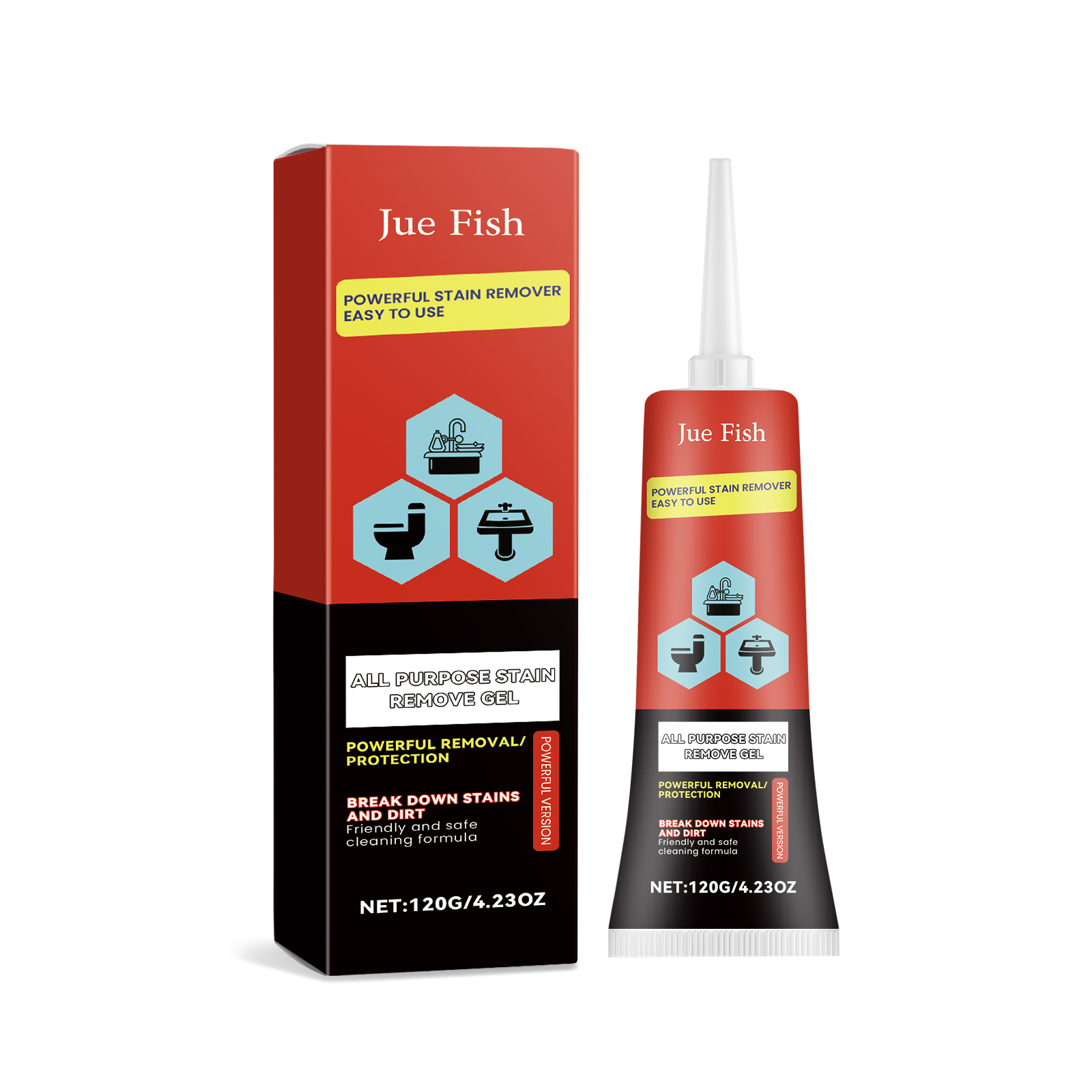 Jue-Fish Multi-Purpose Stain Cleaning Gel, Cleaning Kitchen And ...