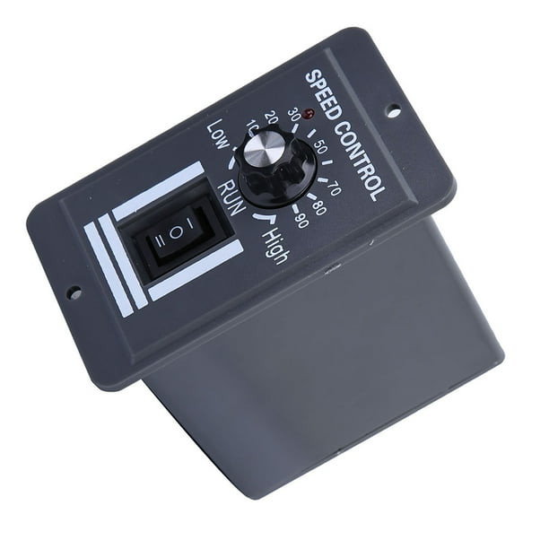 DC Motor Speed Controller DC 12 60V 40A, PWM Brush Motor Controller Adjustable Speed Regulator ...