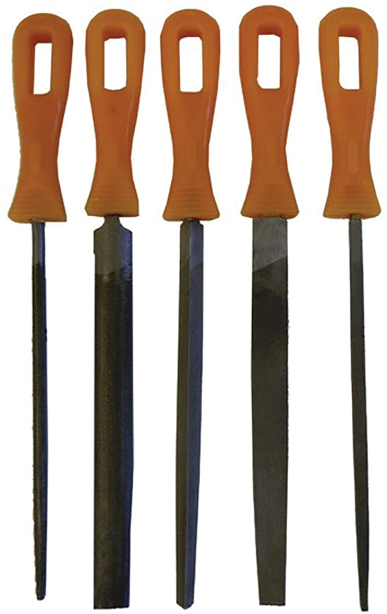 5pc File Set 10" Metal Files with Handles - Walmart.com