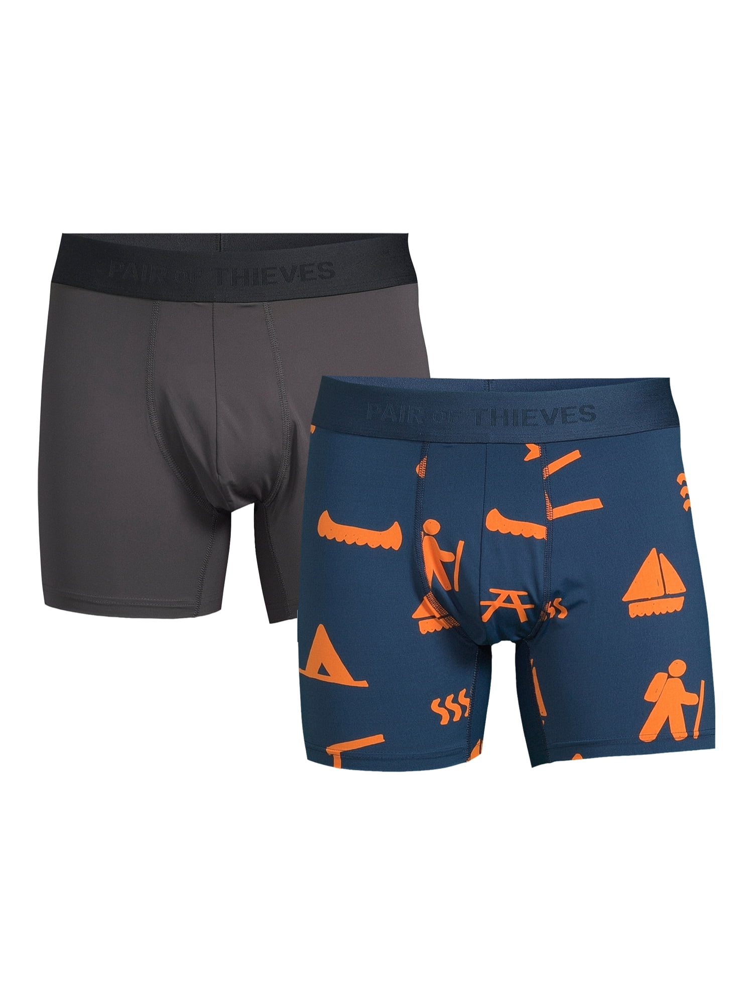 Pair of Thieves Hustle Boxer Briefs, 2-Pack, Outdoors - Walmart.com