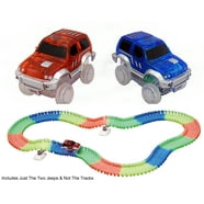 Magic Tracks 11ft Bendable, Flexible, and Glowing Racetrack As Seen on ...