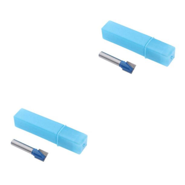 Justharion Durable 8mm Router CNC Engraving Woodworking V Groove Bottom ...