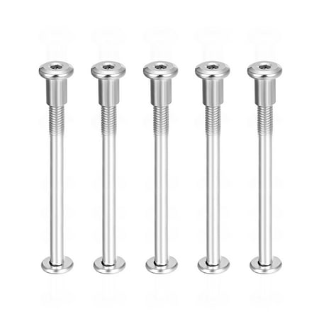 Hex Socket Screw Post Binding Bolts Leather Fastener, M6x85mm ...