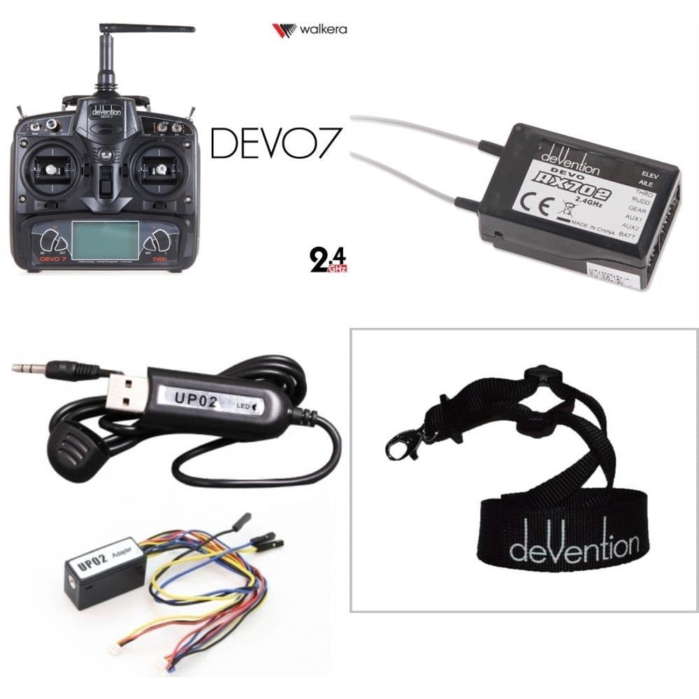 HobbyFlip Walkera Devention Devo 7 Radio Transmitter Controller Remote ...
