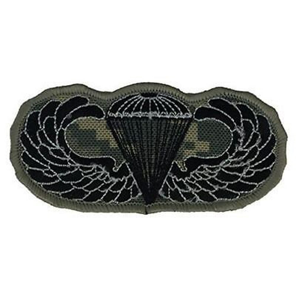 US ARMY AIRBORNE JUMP WINGS PATCH ACU CAMOUFLAGUE PARATROOPER PARACHUTE ...