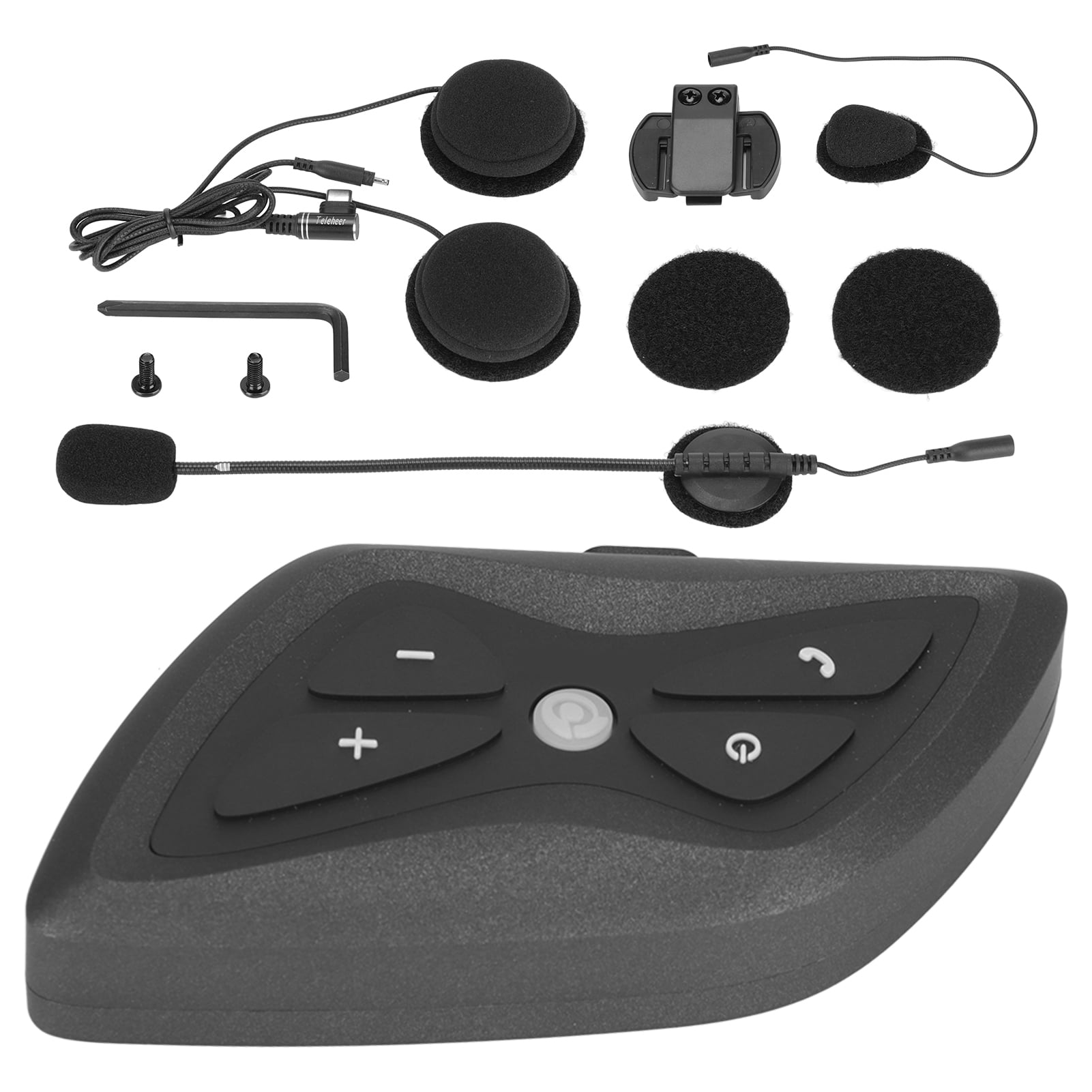Outdoor Headset, 1500m/4921.3ft Range Type C Interface HD Call ...