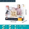 Hape: Quadrilla Basic Coding Set - 102 pc Wooden Marble Run ...