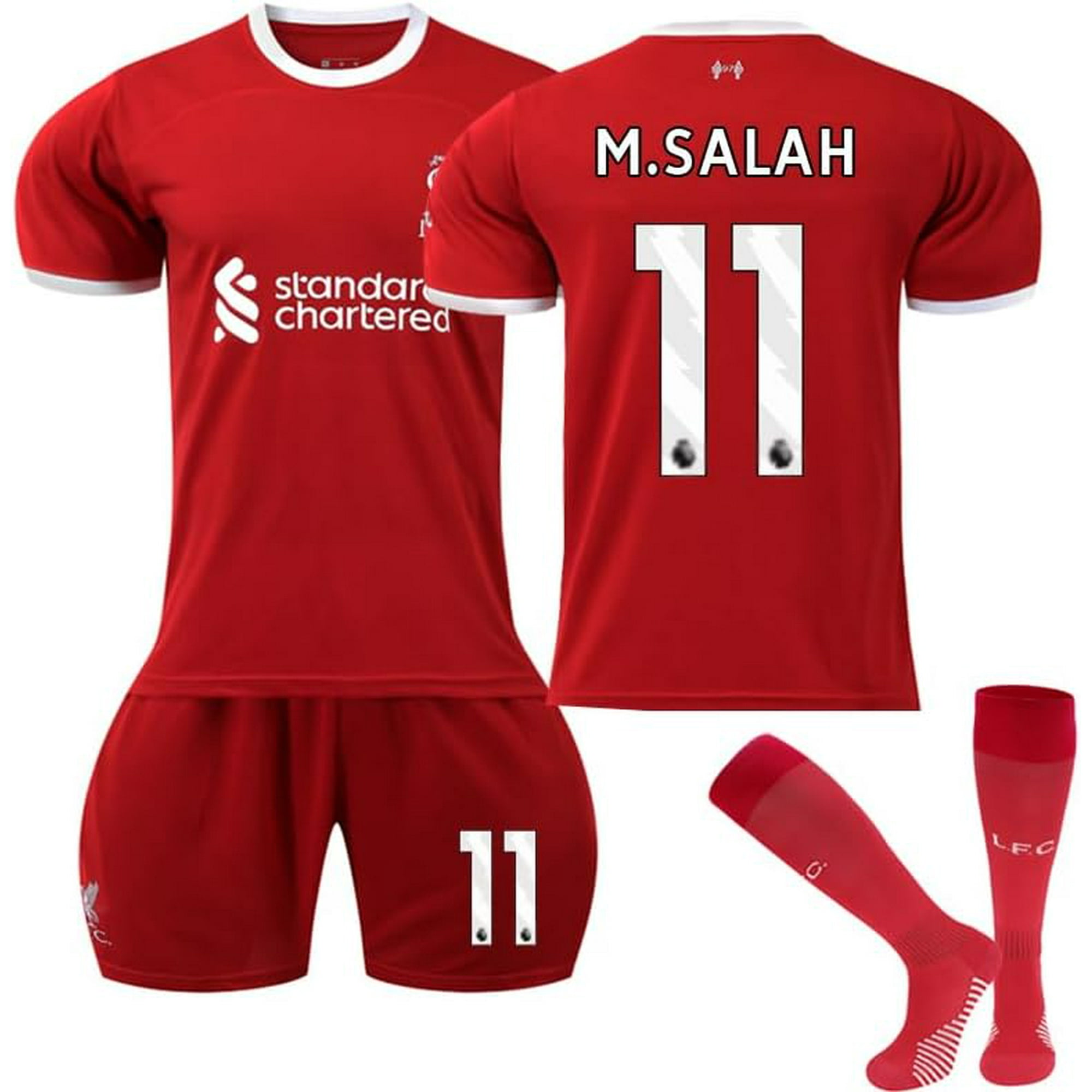 Click here for Hahdaxia 23/24 Mohamed Salah Soccer Jersey Set For... prices