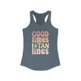 Good Times and Tan Lines Racerback Tank - Beach Tank Top - Retro Beach ...