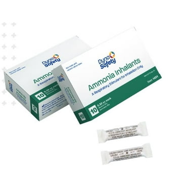 Epic Medical Supply Ammonia Inhalants Smelling Salts First Aid Kit, Single Use Ampules with ...