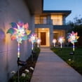 360° Solar Wind Spinners with Led Lights, Windmill for Yard & Garden ...