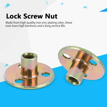 Lock Nut, Furniture Fastener Nuts, Durable Lock Screw Nut, Pack Of 5 ...