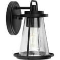 Avec Clifford Collection Modern Craftsman Matte Black Outdoor Wall ...