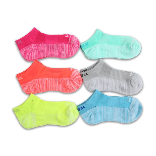 RBX - RBX Active 6 Pack Girls Low Cut Socks - Walmart.com - Walmart.com