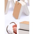 Unlined Study Card Punched Note Card with Binder Rings for Student ...