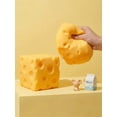 1pcs Squeeze Cheese - Extra Large Soft Squishy Cheese Blocks | Gag Gift ...