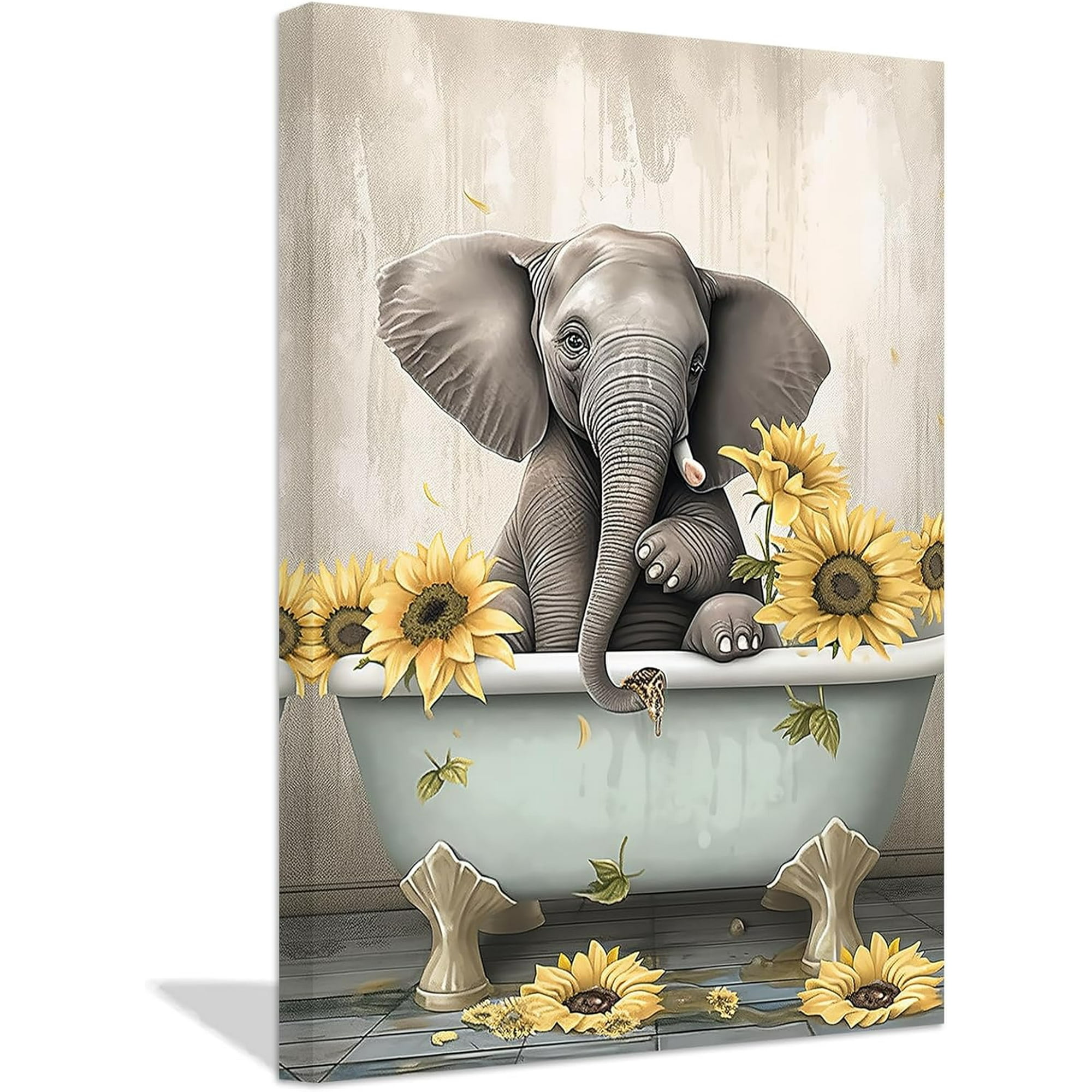 Click here for Zhongyutong Funny Bathroom Animal Wall Art Cute El... prices