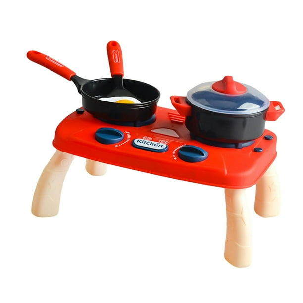 Runquan 19 Pieces Kids Kitchen Playset Cookware Toys for 2 3 4 5 6 Year ...