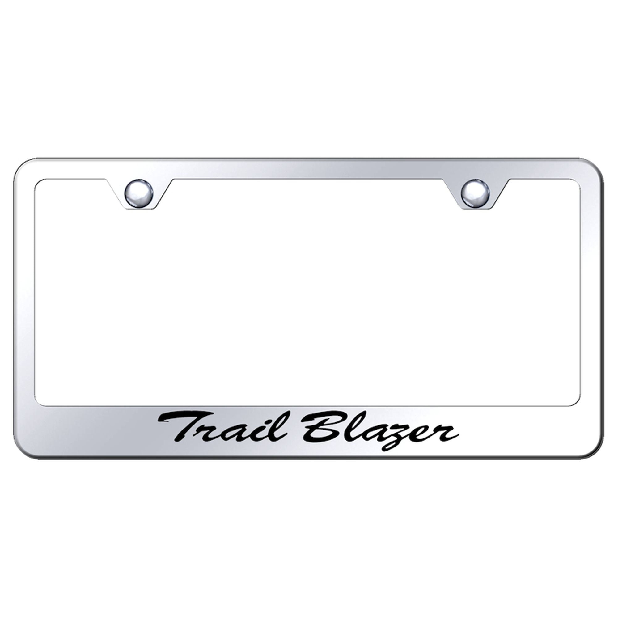 Chevy Trailblazer Laser Etched Script Stainless Steel License Plate ...
