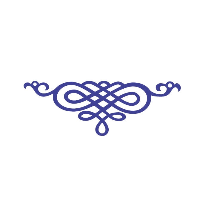 Vinyl Wall Flourishes - Small - Royal Blue - Walmart.com