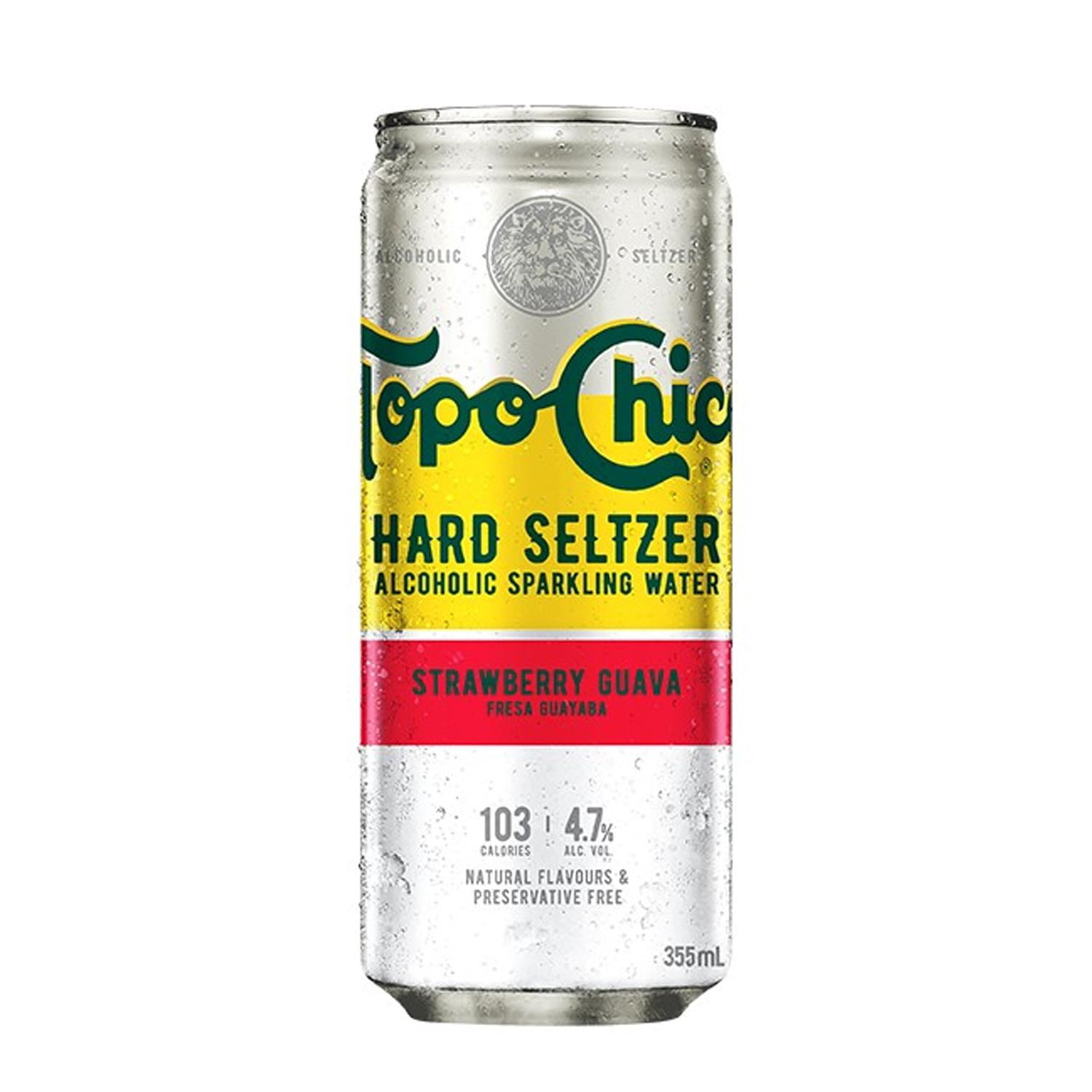 Pack de 6 Hard Seltzer Topo Chico Strawberry Guava 355 ml | Walmart en ...