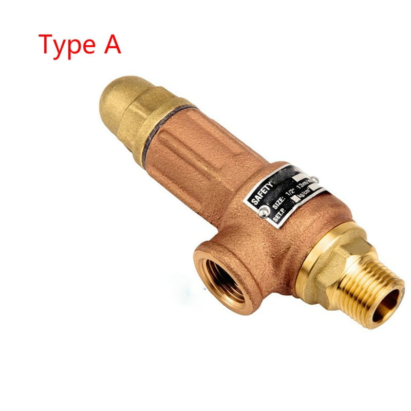 Adjustable Safety Valve 1/2 inch Bronze Safety Relief Valve Control ...